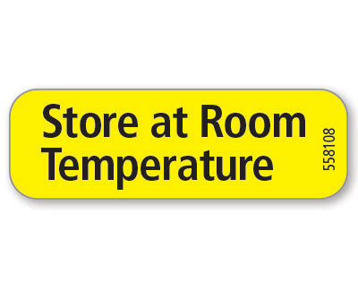 Store at room temp Label | VetriMark| VetriMark