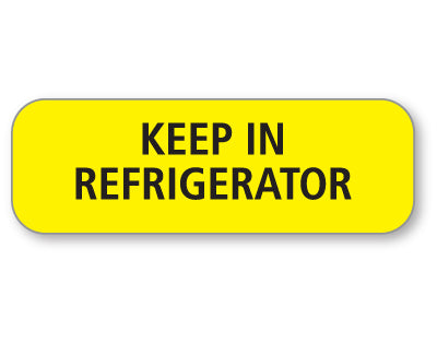 Keep in Refrigerator Label | VetriMark| VetriMark